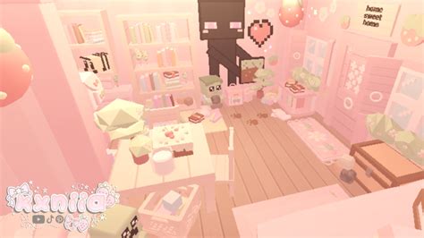 ʚ˙∘ ┆cutecore Minecraft Themed Tiny Home 🌸🍓 Adopt Me ∘꙳•————♡