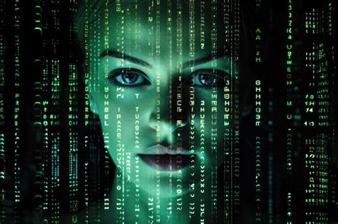 premium ai image digital transformation concept binary code