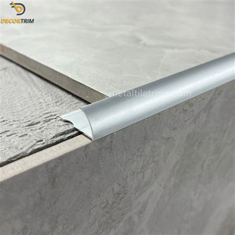 Round Shape 12mm Aluminum Tile Corner Trim Ceramic Tile Edging Trim