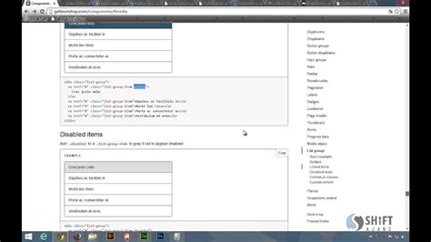 Bootstrap list gruop uygulaması YouTube