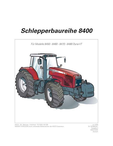 Massey Ferguson 8450 8460 8470 8480 Tier 3dyna Vt Tractor Pdf