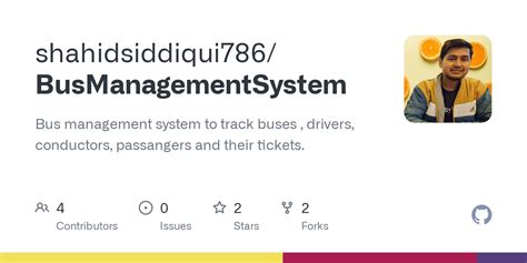 GitHub Shahidsiddiqui BusManagementSystem Bus Management System To Track Buses Drivers