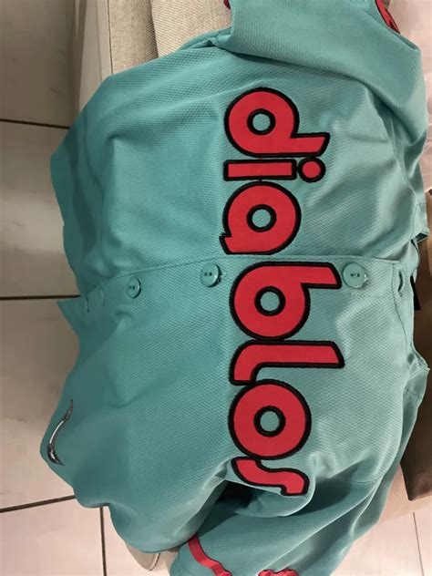 Jersey Casaca De Beisbol Diablos Rojos Mexico Bordado Envío Gratis