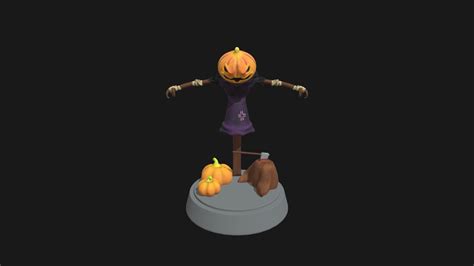 Scarecrow 3d Model By Vfontoura [f2ca959] Sketchfab