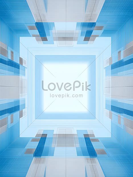 기술 배경의 청색 기울기