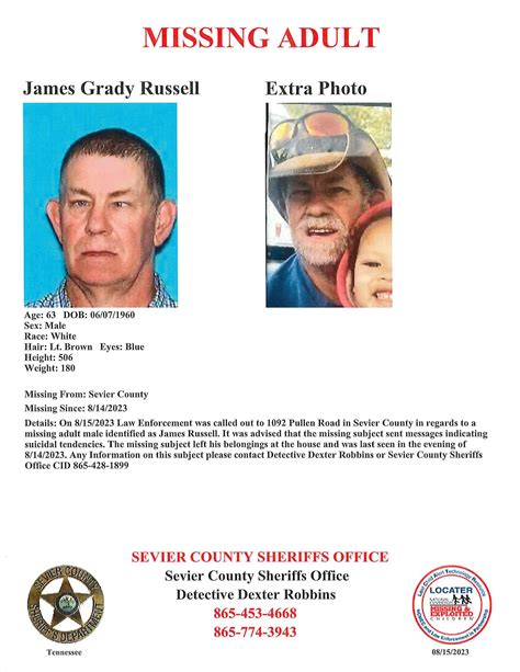 Located Safe Sevier County Sheriffs Office