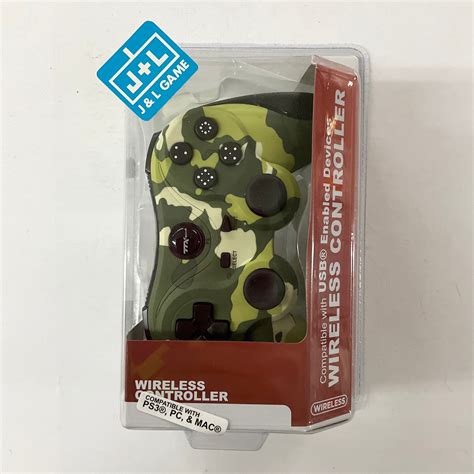 Ttx Playstation 3 Universal Wireless Controller Green Camo Ps3 P