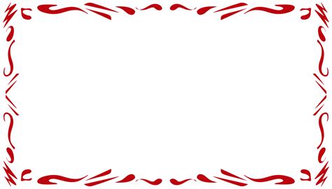 Red Abstract Illustration Background Frame Border Texture 21095478 Png