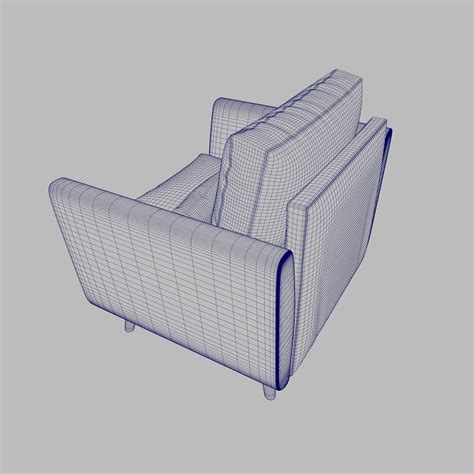 Classic Leather Arm Chair 3d Model Turbosquid 2244330