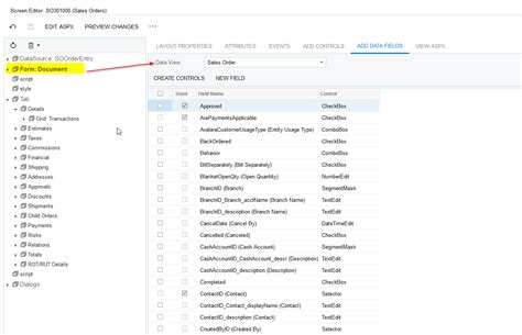 PXView Not Available In Customization Editor Community