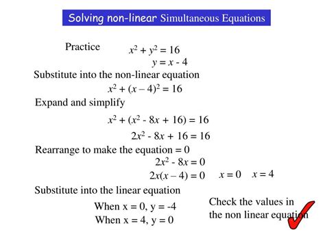 Ppt Solving Harder Linear Simultaneous Equations Powerpoint