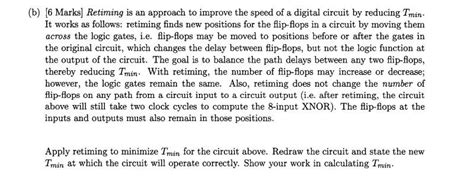 Solved The Circuit Below Computes An 8 Input Xnor Operation