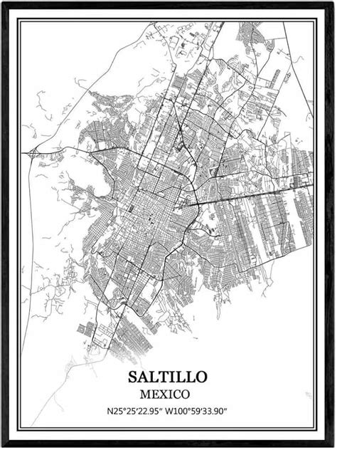 Saltillo Mexico Map Large Railroads Map Of Mexico Mexico North