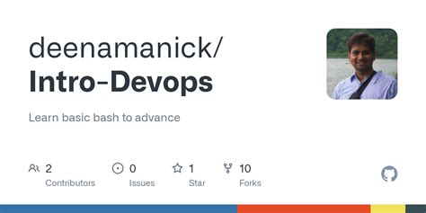 Github Deenamanickintro Devops Learn Basic Bash To Advance