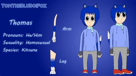 Thomas Reference Sheet V4 By Tomthebluboifox On Newgrounds