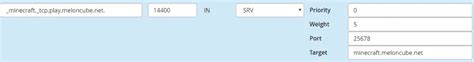 how to add an srv record for minecraft using cpanel knowledgebase