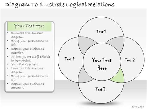 Business Ppt Diagram Diagram To Illustrate Logical Relations Powerpoint Template