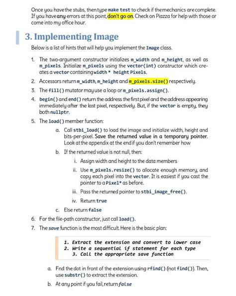 Solved The Image Class P Reviously You Used Raw Pointers