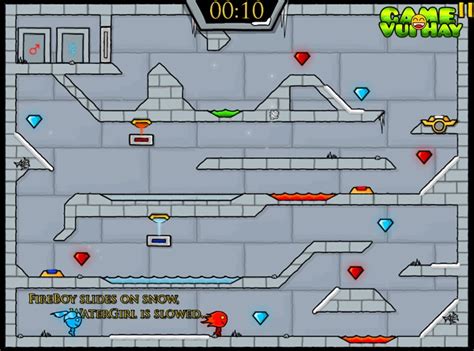 Game Lửa Và Nước 3 Cuộc Phiêu Lưu Giải đố Trong Ngôi đền Băng