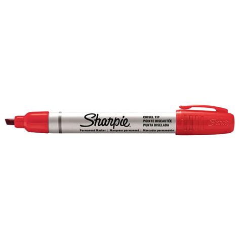 Sharpie Permanent Marker Small Chisel Tip Red Buy At Best Price From Mumzworld