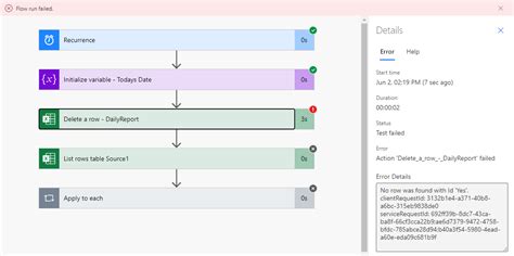 solved update excel online with today date power platform community