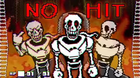 NO HIT Undertale Papyrus Has Gone Too Far I Tried YouTube