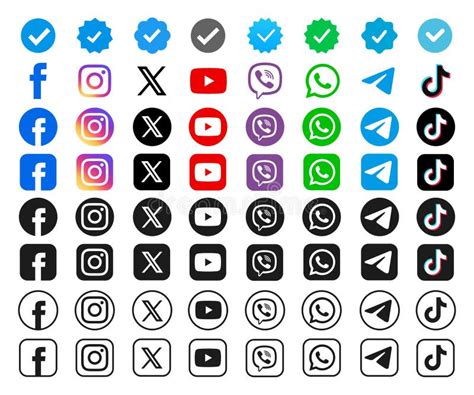 Verified Badge Icon Tick Check Marks Set Symbol Guaranteed Safety Person Sign Blue Green