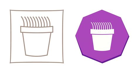 Grass Pot Vector Icon 34008012 Vector Art At Vecteezy