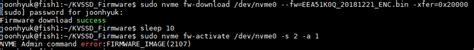 Kvssdfirmware Firmware Update Problem · Issue 27 · Openmpdkkvssd