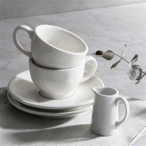 시라쿠스 뉴욕 화이트 도자기 에스프레소잔세트 100ml 감도 깊은 취향 셀렉트샵 29cm