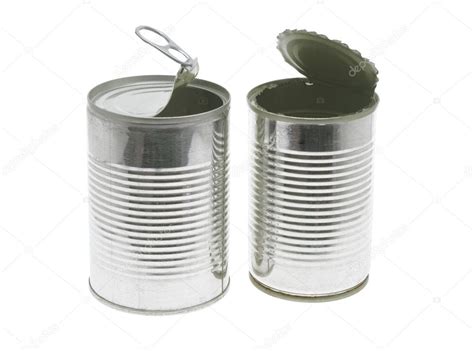 Open Tin Cans Stock Photo Design