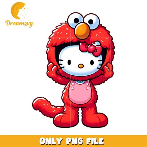 Hello Kitty Elmo Costume Png Dreamsvg Store