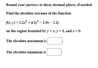 Solved The Maximum And The Minimum Solution Are Required Chegg Com