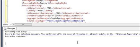 Sql Server 2012 Analysis Services Xmla
