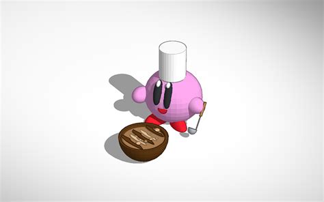 3d Design Soup Chef Kirby Tinkercad