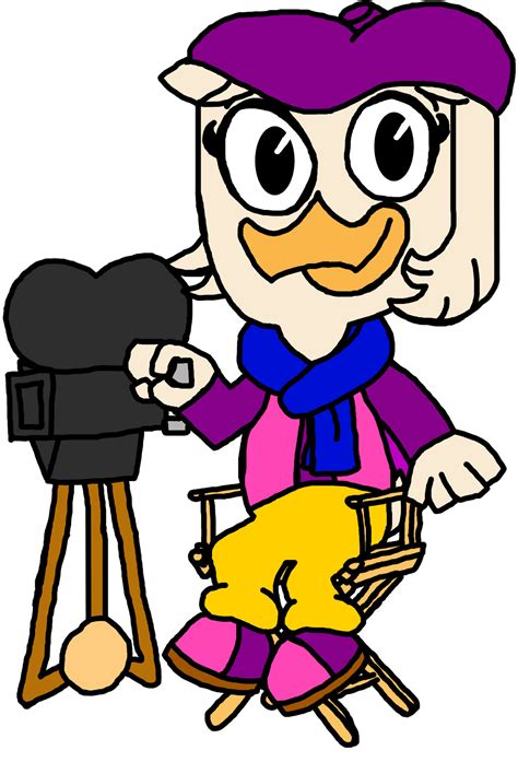 Webby Duck In Film Director Seat By Paintrubber38 On Deviantart