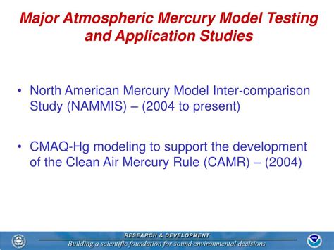 Ppt Testing And Application Of The Cmaq Mercury Model Powerpoint