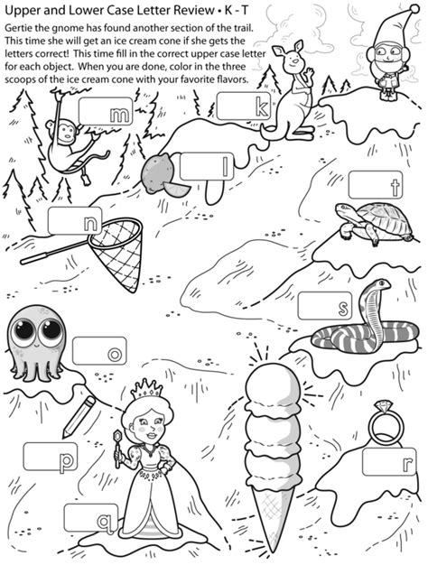 Fill In The Missing Lowercase Letters Worksheet Letters K T