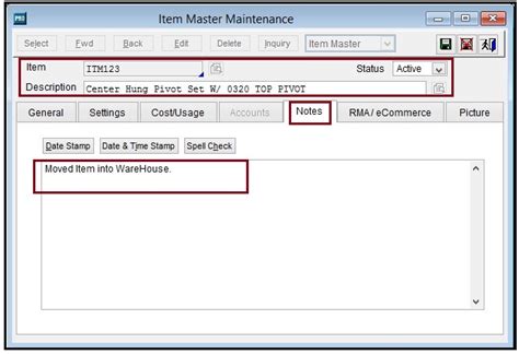 Migrating Item Notes From Sage Pro Erp To Sage 300 Erp Sage 300 Erp