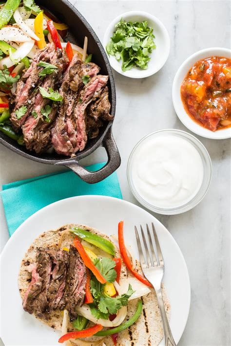 Skirt Steak Fajitas Weelicious