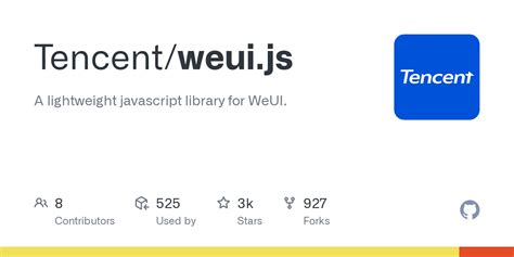 Github Tencentweuijs A Lightweight Javascript Library For Weui
