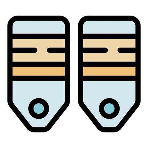 Pair Of Military Rank Insignia Showing Sergeant First Class Stripes