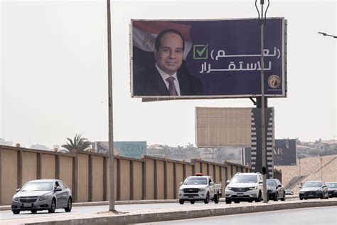 Egypt Sets A Presidential Election For December With El Sissi Likely To