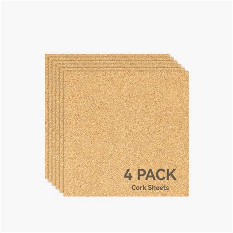 2mm Cork Sheet 4pcs Yl001 Caz 3d