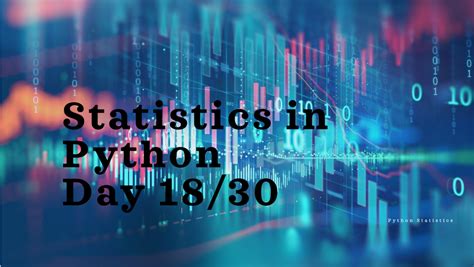 Statistics In Python Day 1830