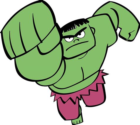 Chibi Hulk Character 55336066 Vector Art At Vecteezy