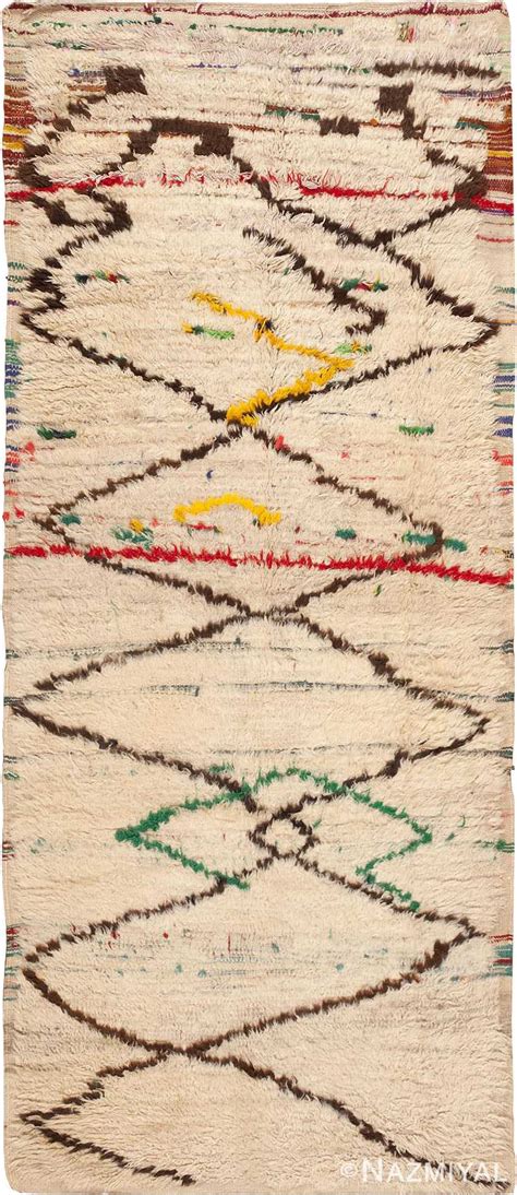 Vintage Tribal Moroccan Berber Rug 46464 Nazmiyal Antique Rugs