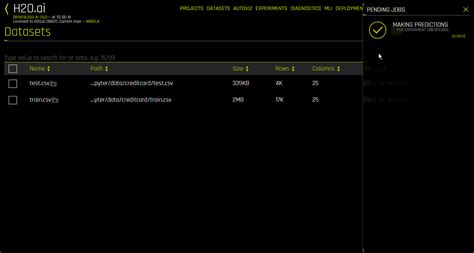 보류 작업 모니터링 — Using Driverless Ai 11012 문서
