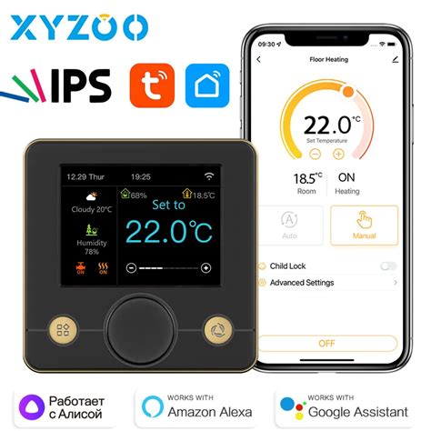 Gas Boiler Tuya Thermostat Smart Wifi Floor Heating Temperature
