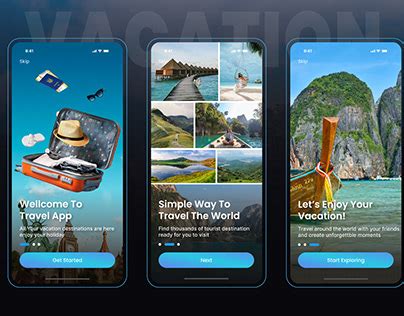 App Intro Ui Projects Photos Videos Logos Illustrations And Branding Behance
